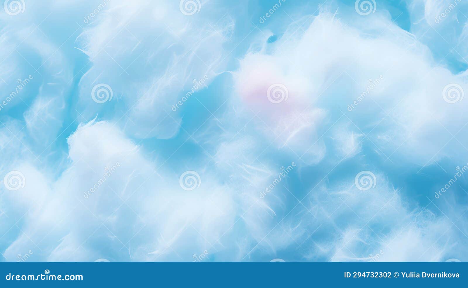 Blue Cotton Candy Background. Candy Floss Texture Stock Photo - Image ...