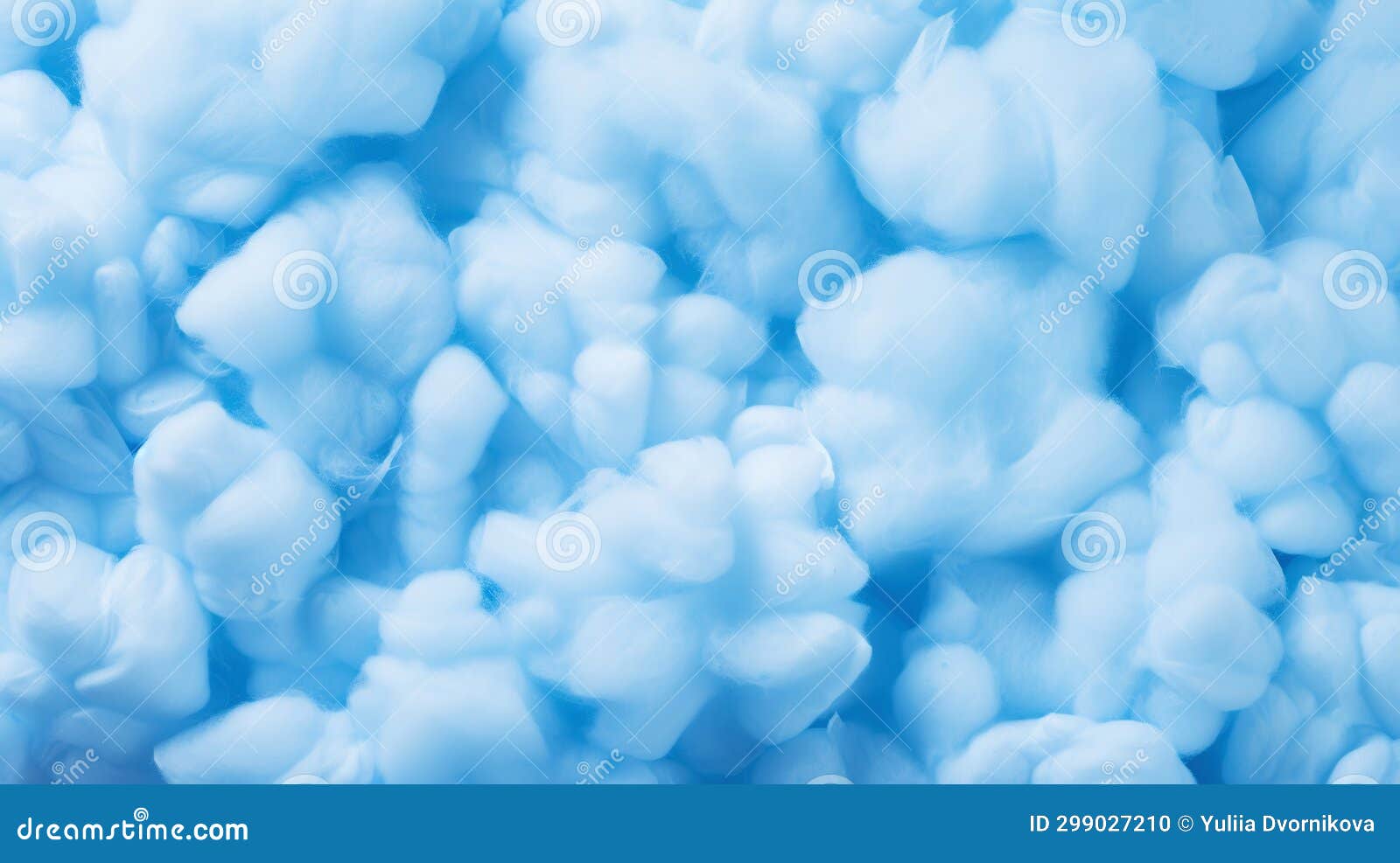 Blue Cotton Candy Background. Candy Floss Texture Stock Photo - Image ...