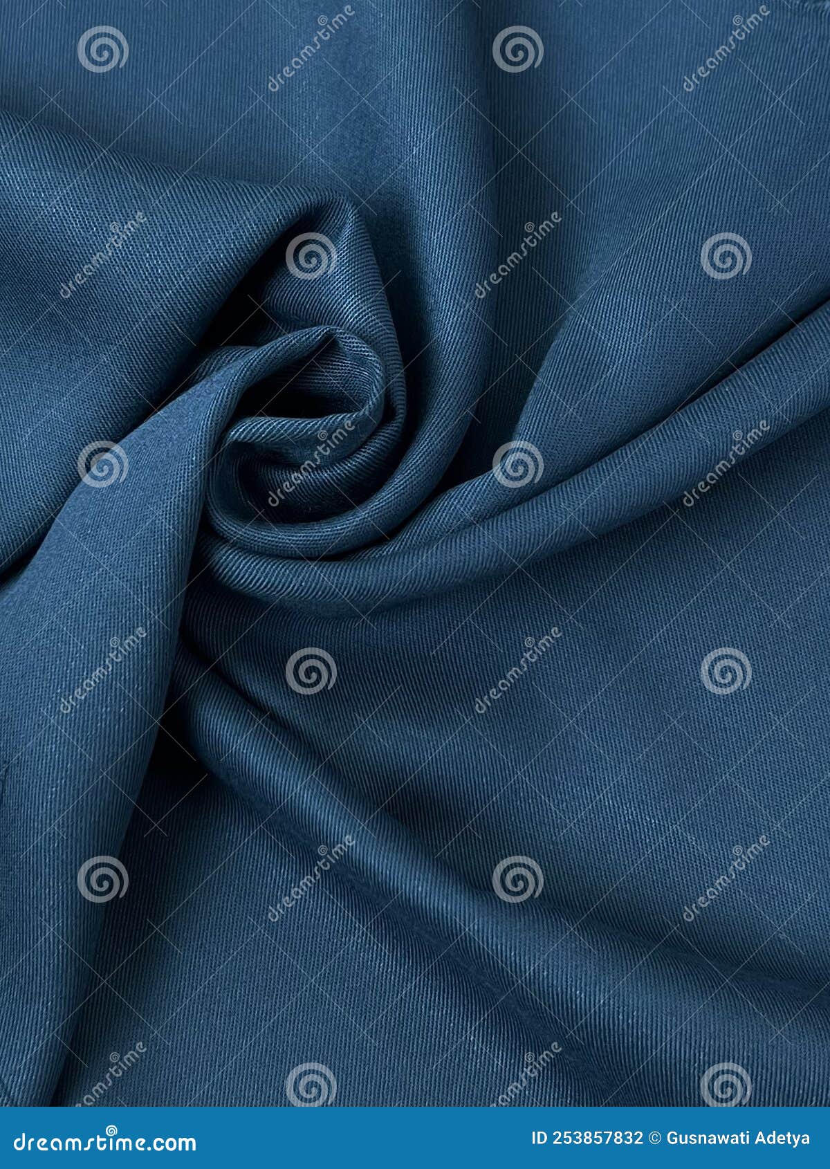 Blue Cotton Fabric with Texture Background. Woven Fabric. Cotton Fabric ...