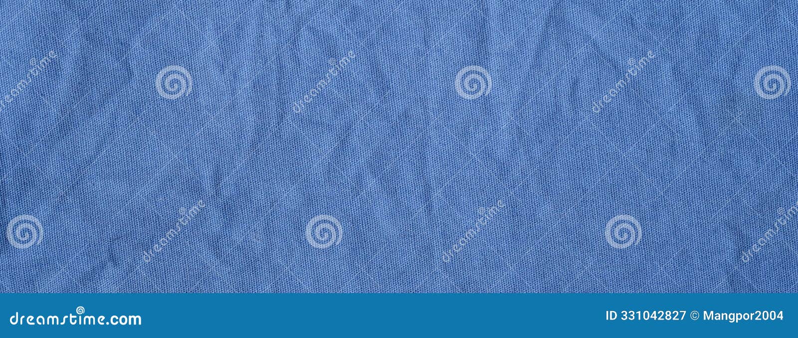 Blue Cotton Fabric Texture Background, Wrinkle Surface Textile ...