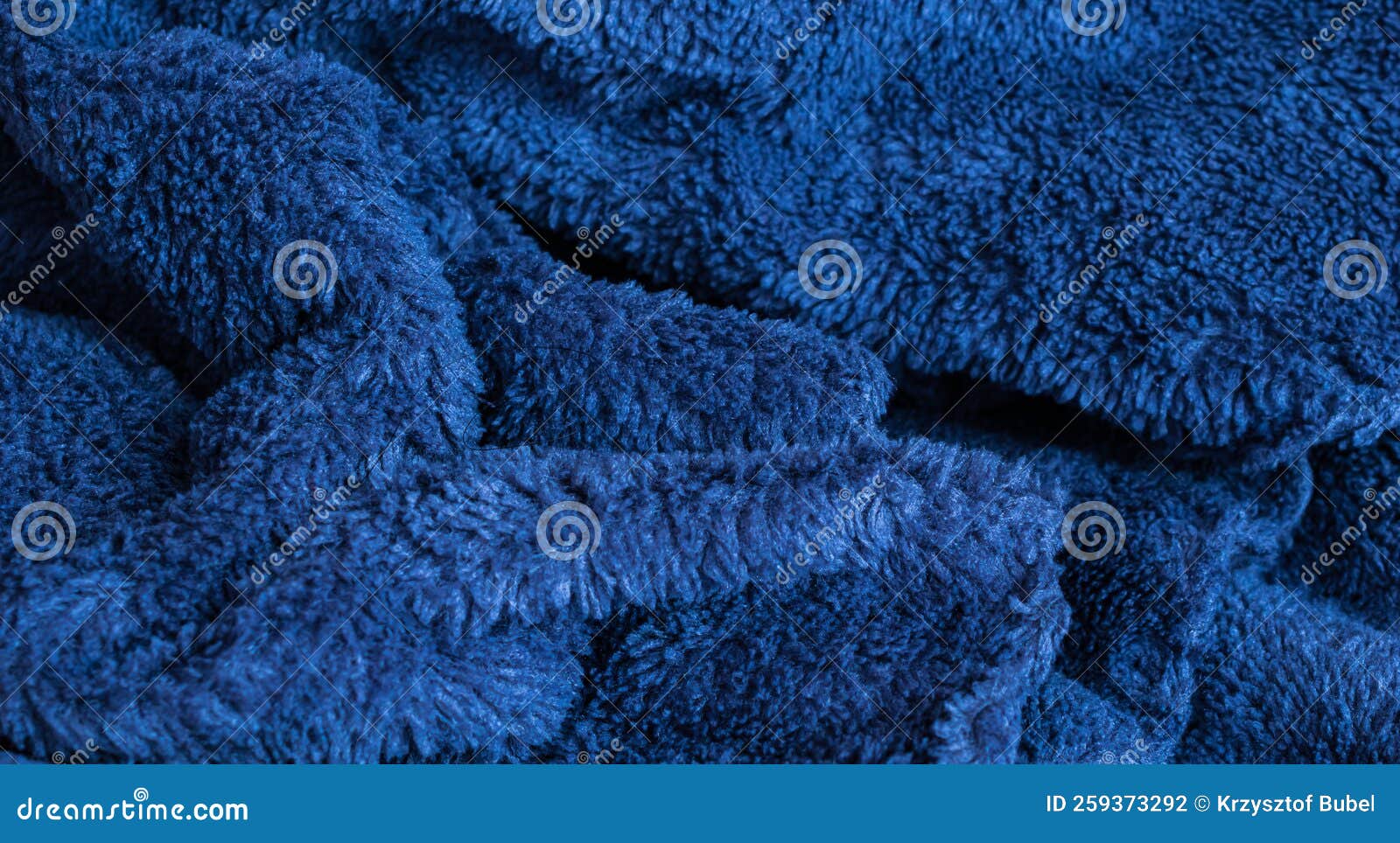 Blue Cotton Fabric with Visible Details. Background Stock Photo - Image ...