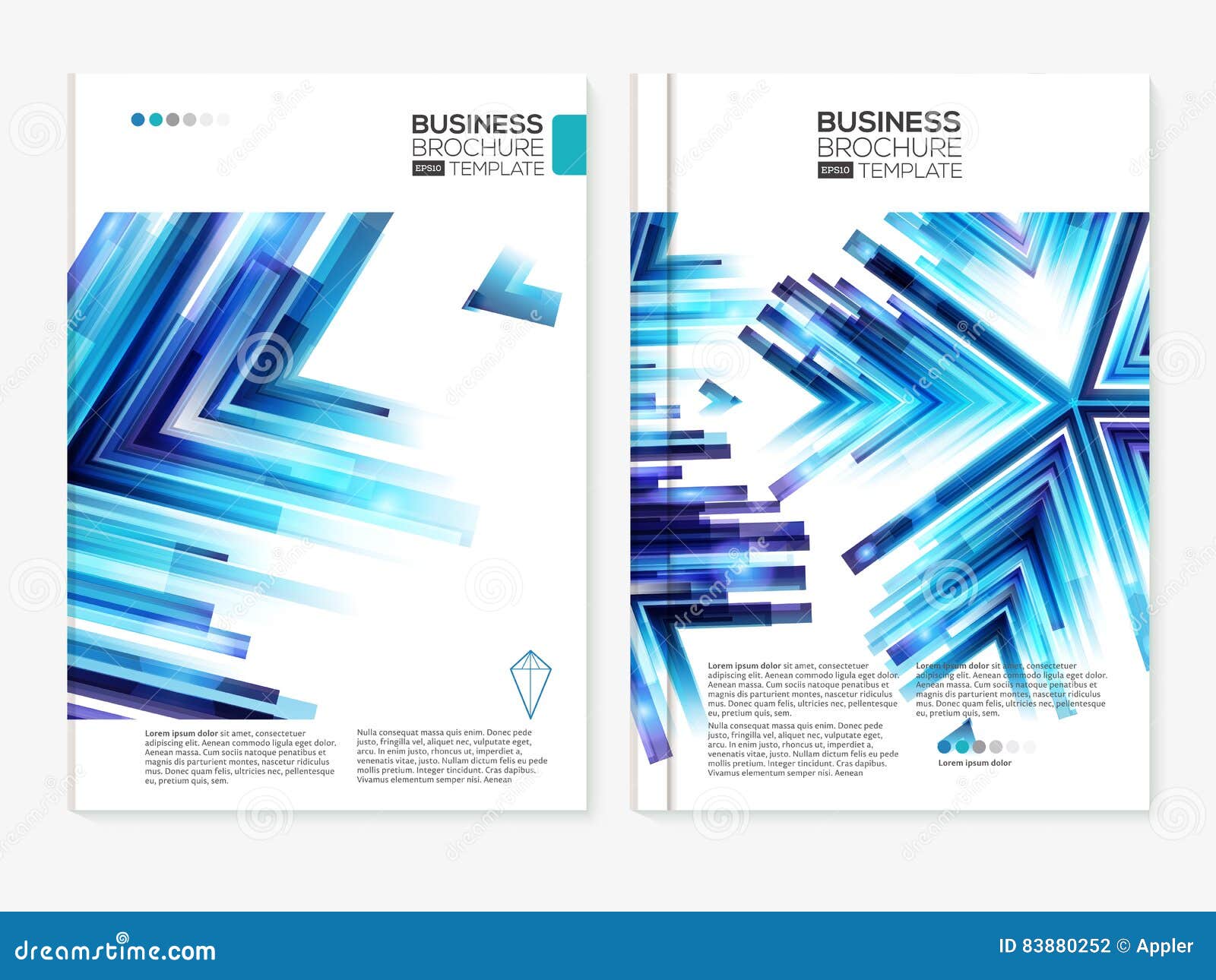 Blue covers template stock vector. Illustration of design - 83880252