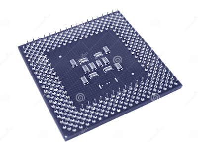 Blue CPU stock photo. Image of chips, computers, technology - 190310