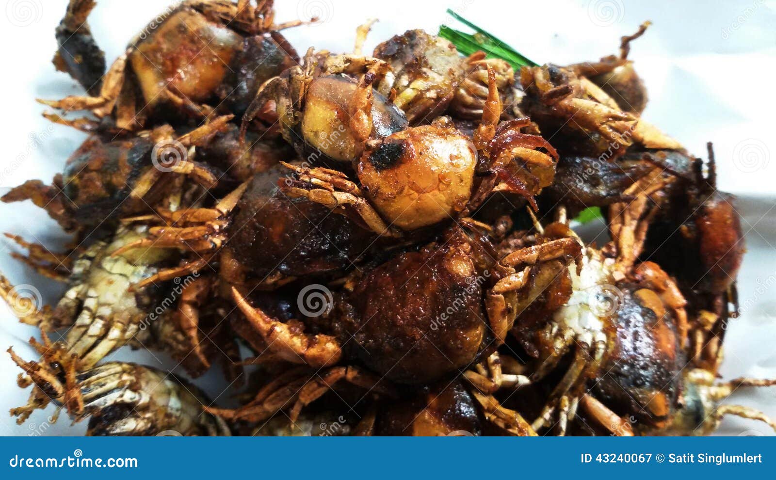 Blue crab stock image. Image of deep, fried, blue, crab - 43240067
