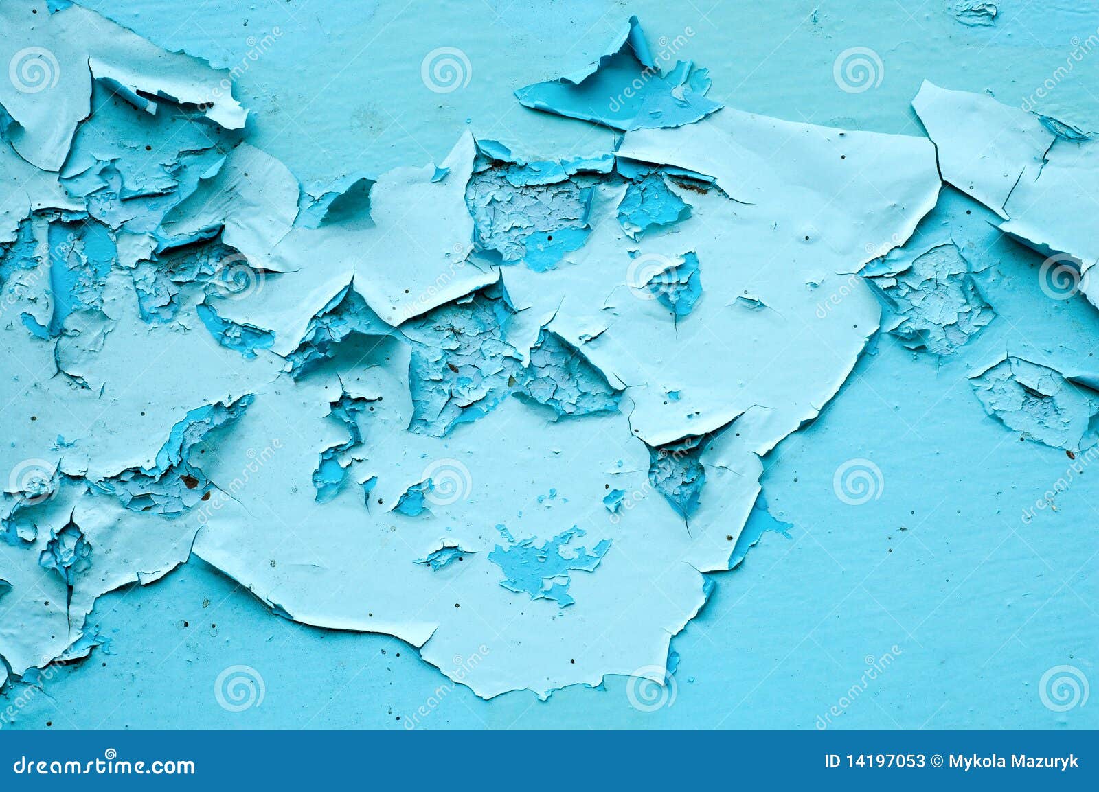 Blue cracked surface stock image. Image of drought, paint - 14197053