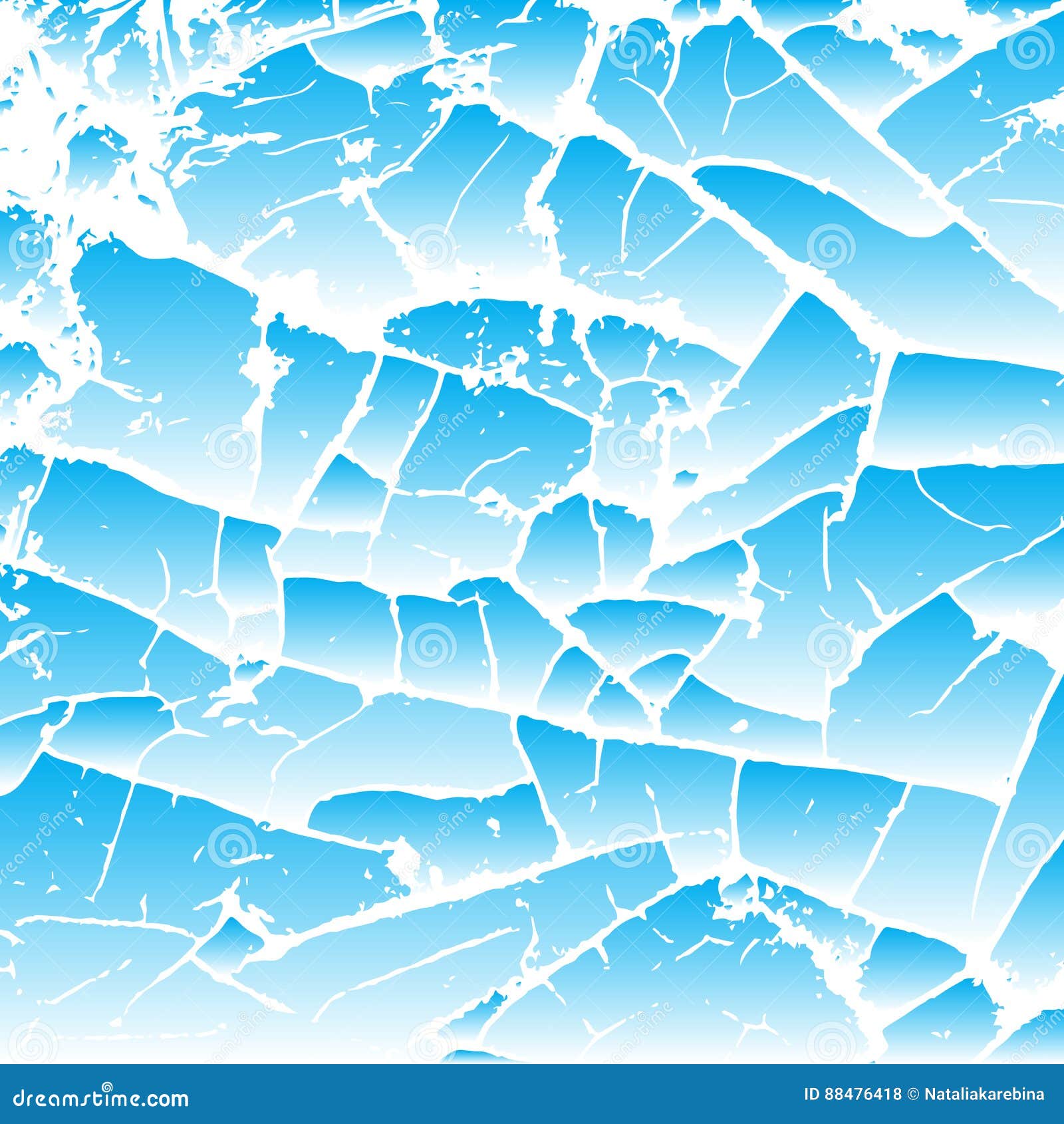 Blue Cracking Texture. Imitation of Water. Grunge Background Stock ...