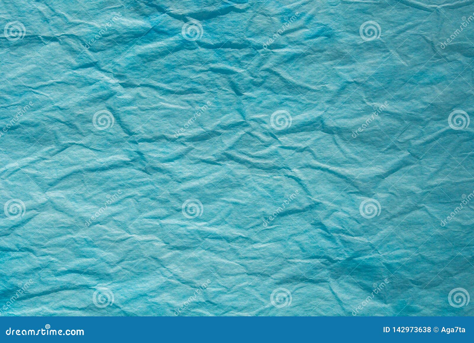 Blue Creased Crumpled Paper Background Grunge Texture Backdrop Royalty ...