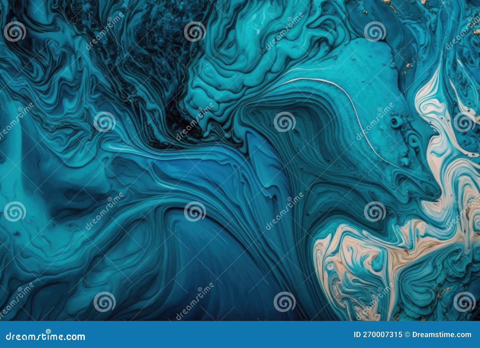 Blue Creative Abstract Hand Painted Design Wallpaper Background, Marble ...