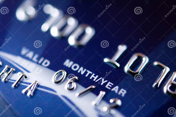 Blue credit card stock photo. Image of blue, currency - 15257096