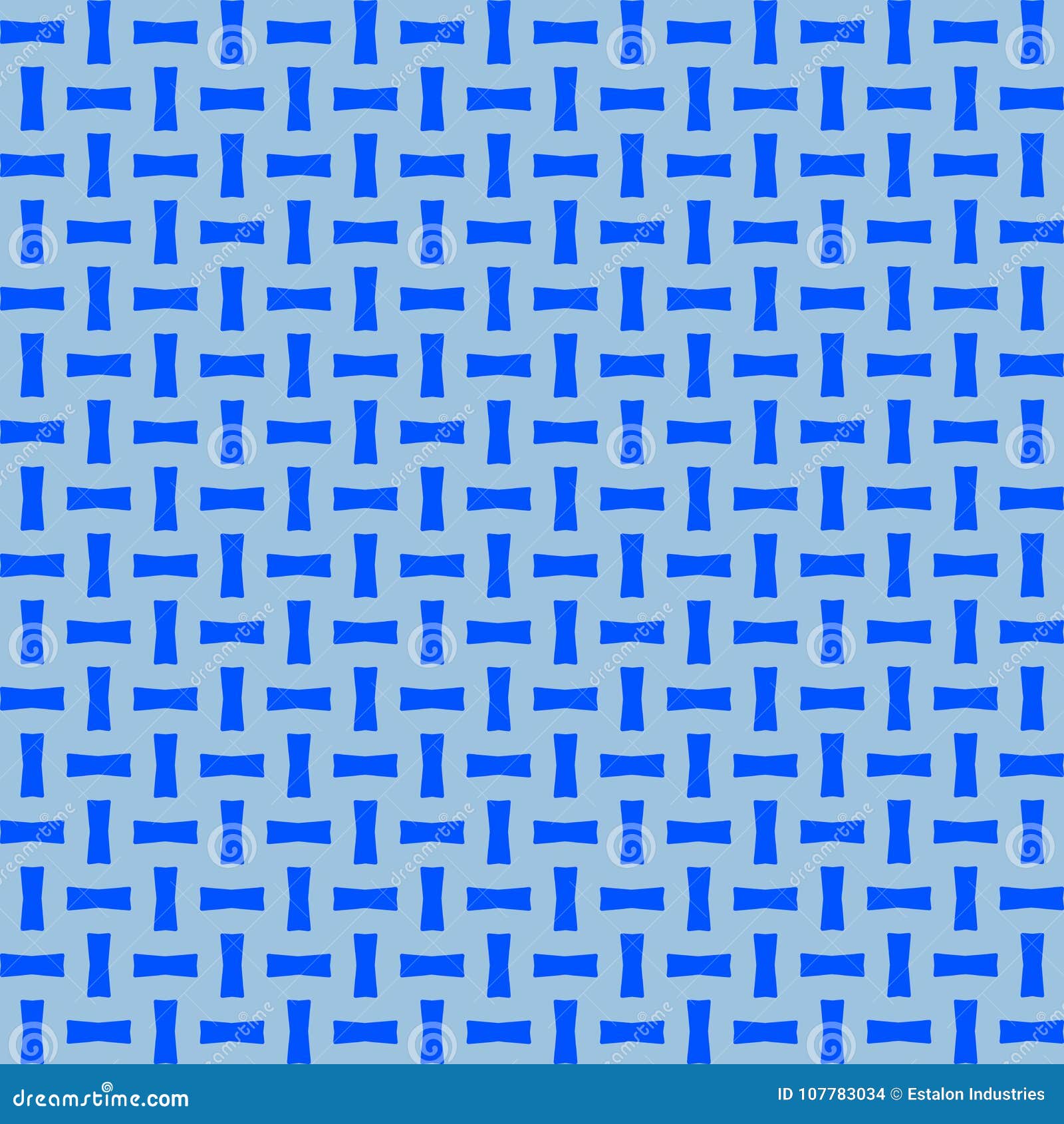 Blue Cross Weave Repeat Pattern Background Stock Illustration ...