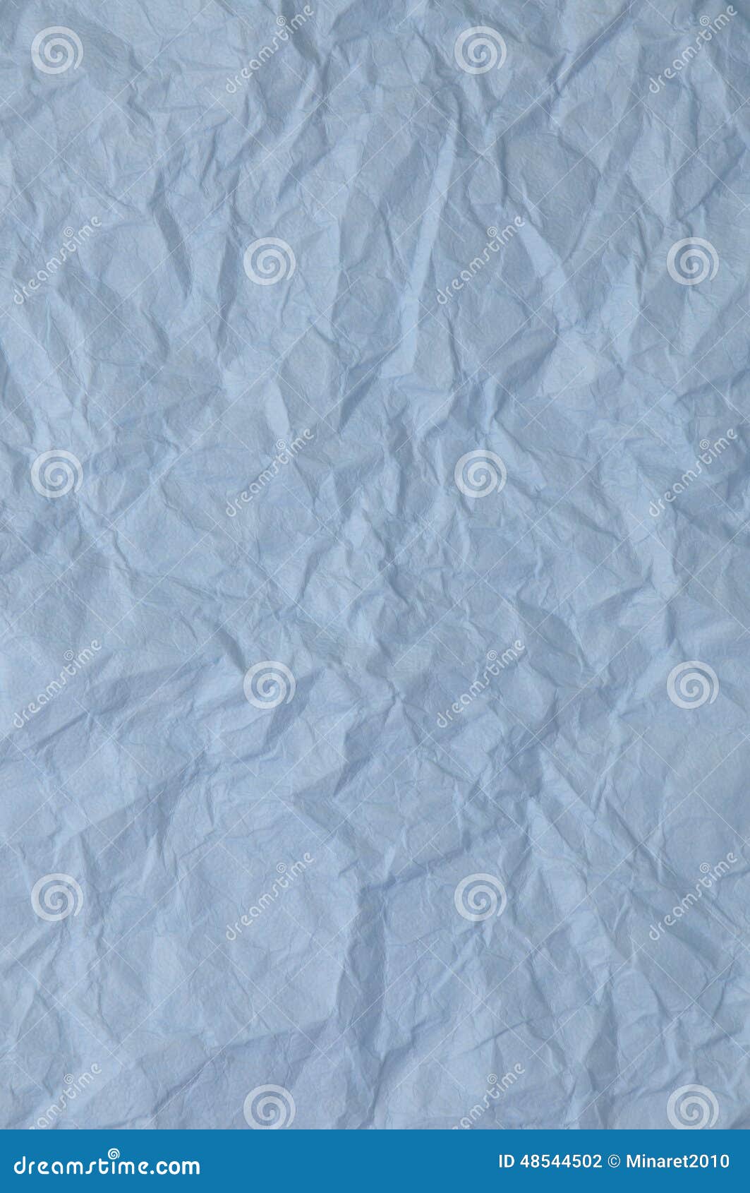 Blue crumpled paper stock photo. Image of crumpled, cardboard - 48544502