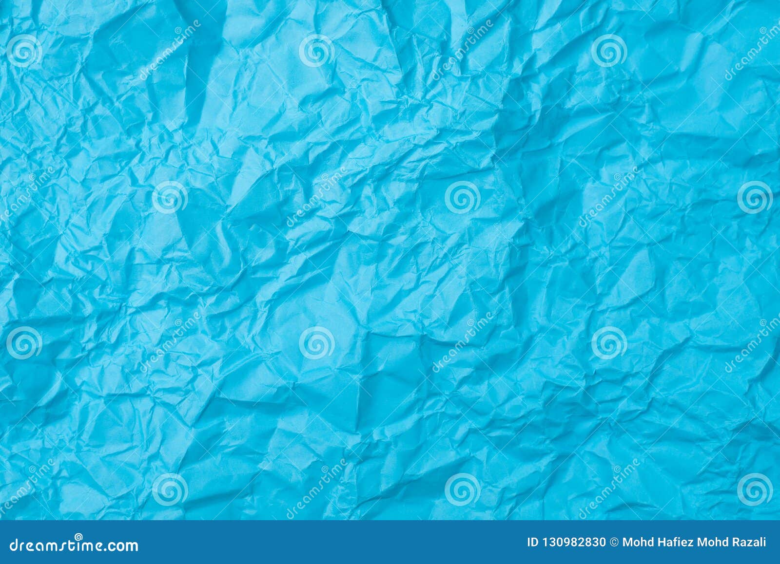 Blue Crumpled Paper Texture As Background Stock Photo - Image of ...
