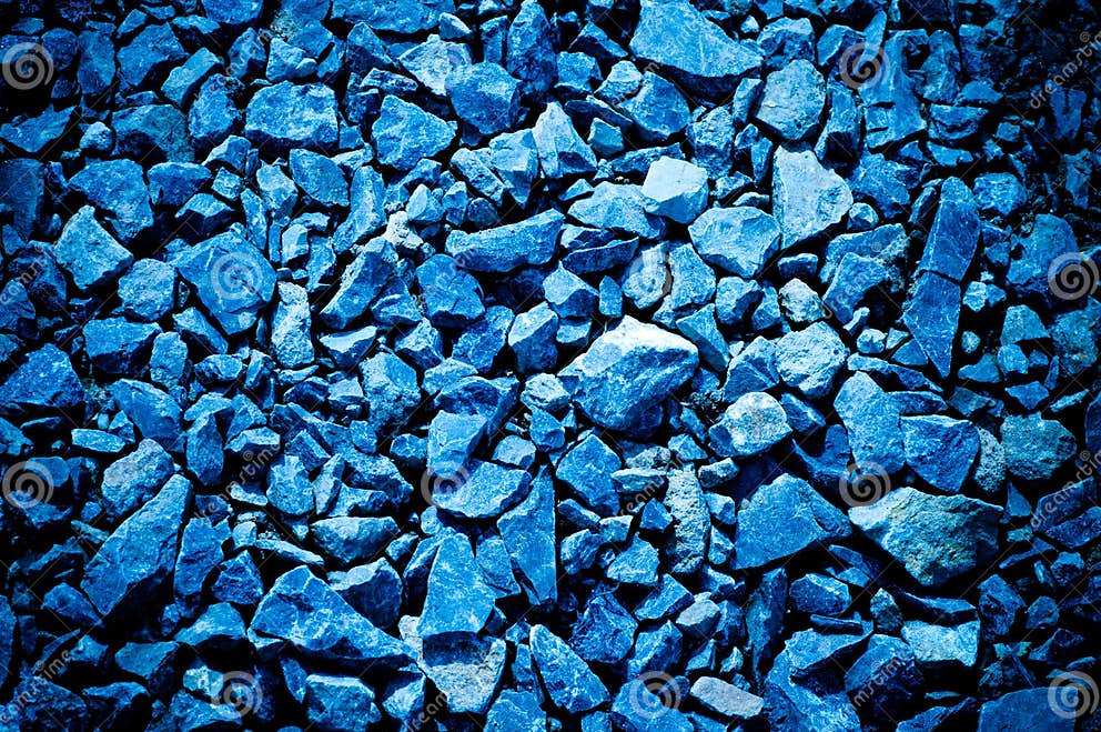 Blue crushed stone stock image. Image of light, color - 30809215