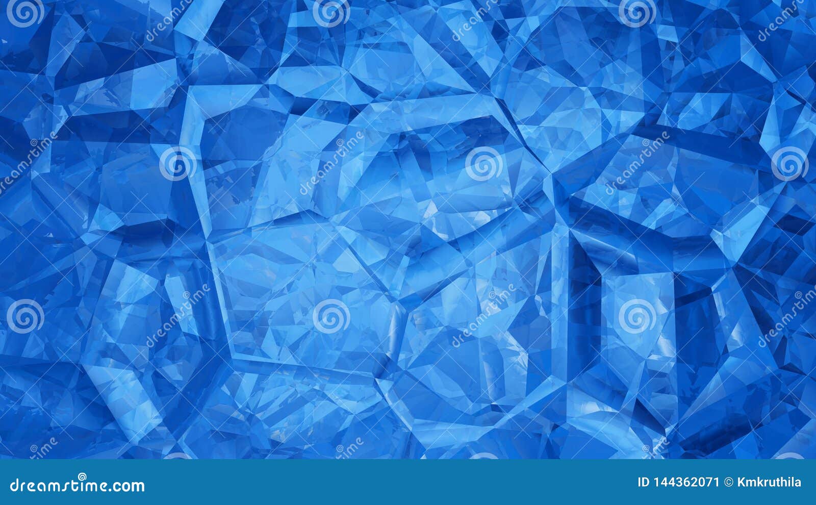 Blue Crystal Background Image Stock Illustration - Illustration of ...