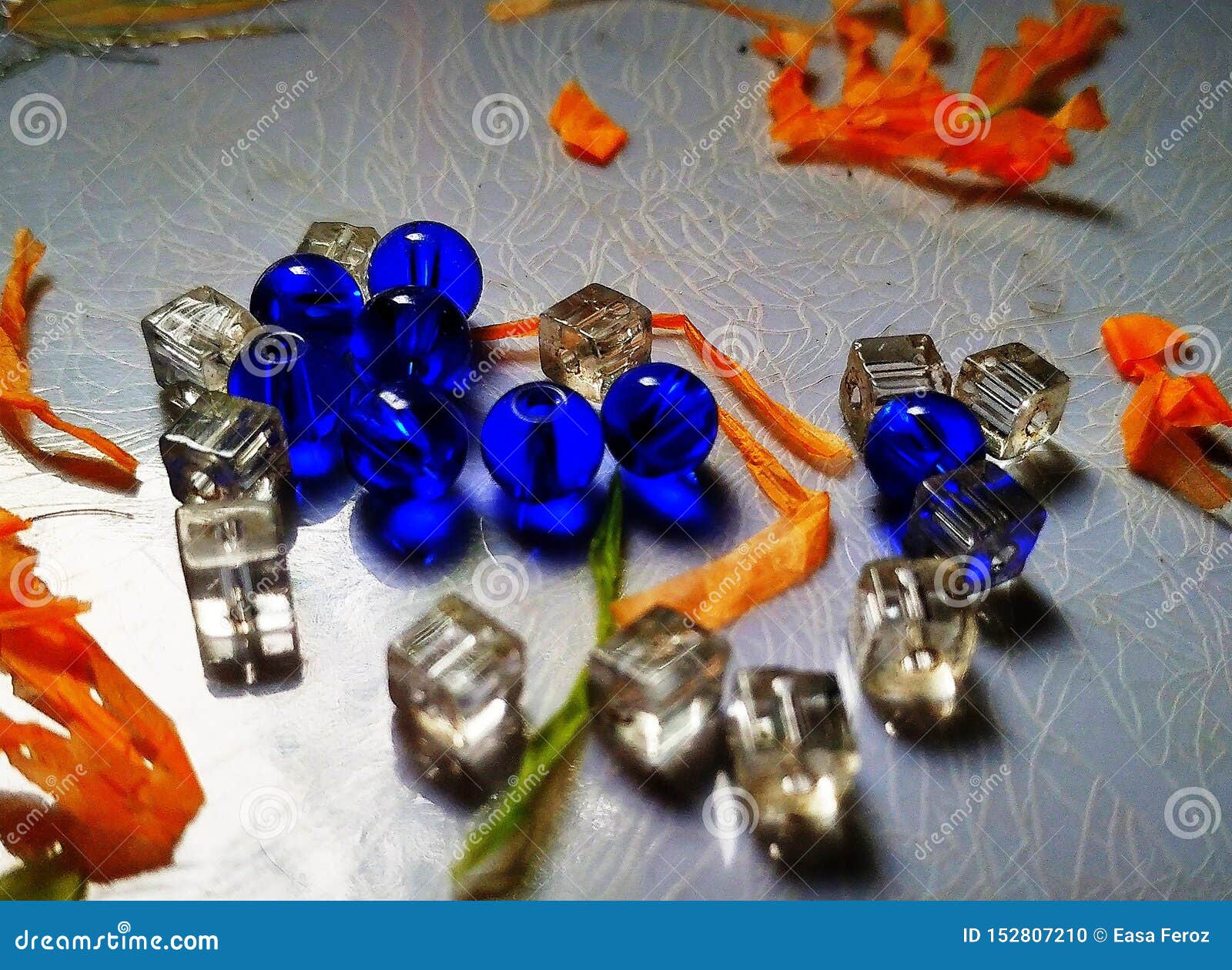 Blue crystal balls stock photo. Image of blue, jewelry - 152807210