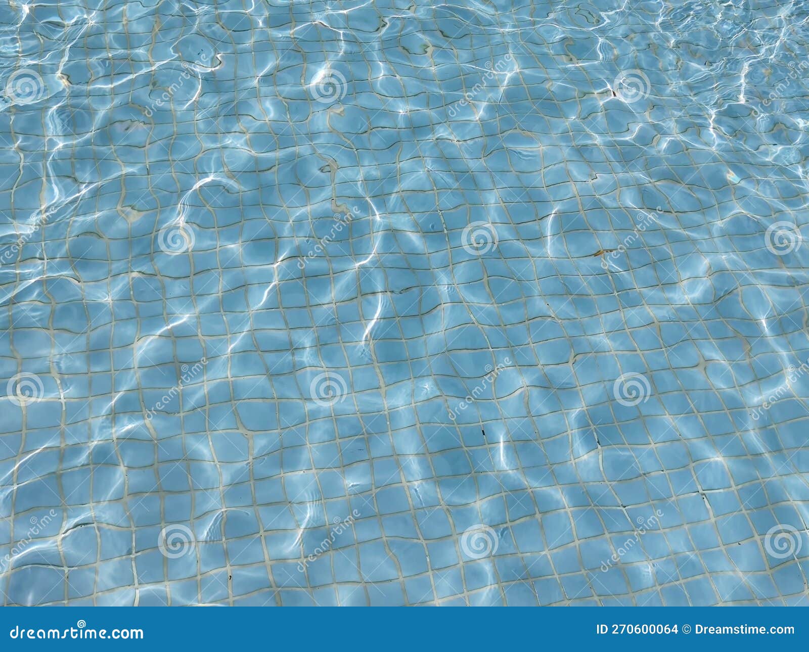 Blue Crystal Clear Water with Reflections Stock Photo - Image of ...