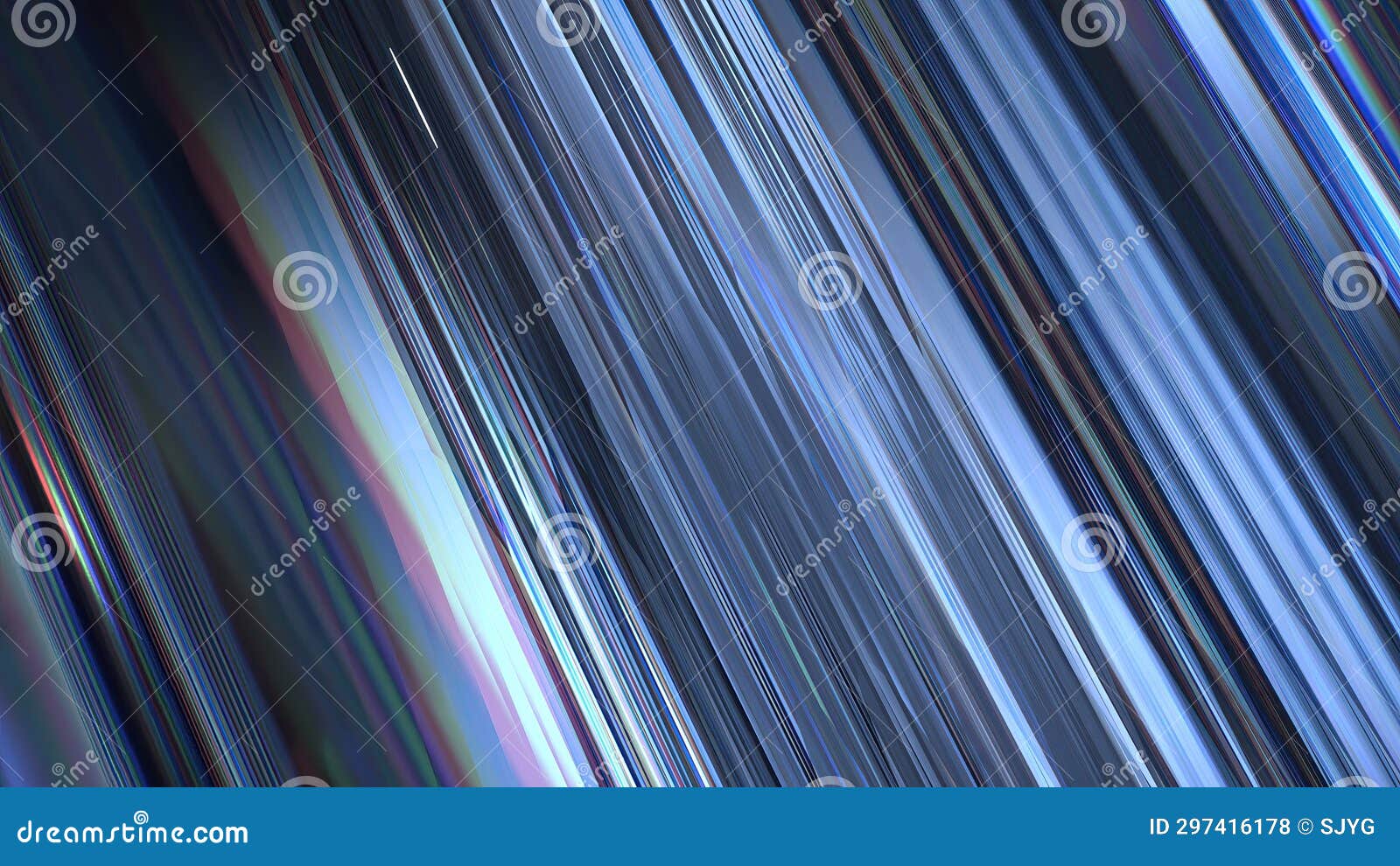 Blue Crystal Fresh Beautiful Refraction and Reflection Elegant Modern ...