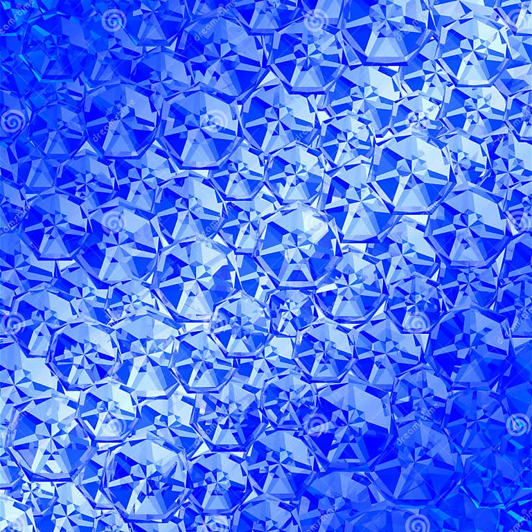 Blue Crystal Geometric Background Stock Photo - Image of pattern, mixed ...