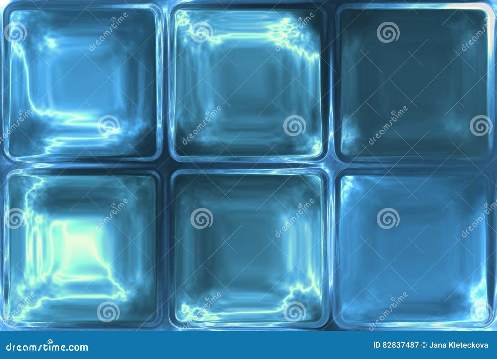 Blue Crystal Ice Icy Glass Tiles Abstract Texture Stock Illustration ...