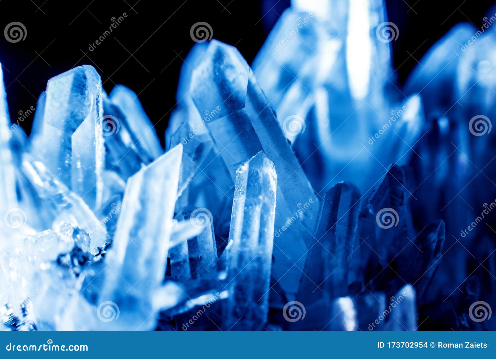 Blue Crystal Texture and Background. Beautiful Abstract Background ...