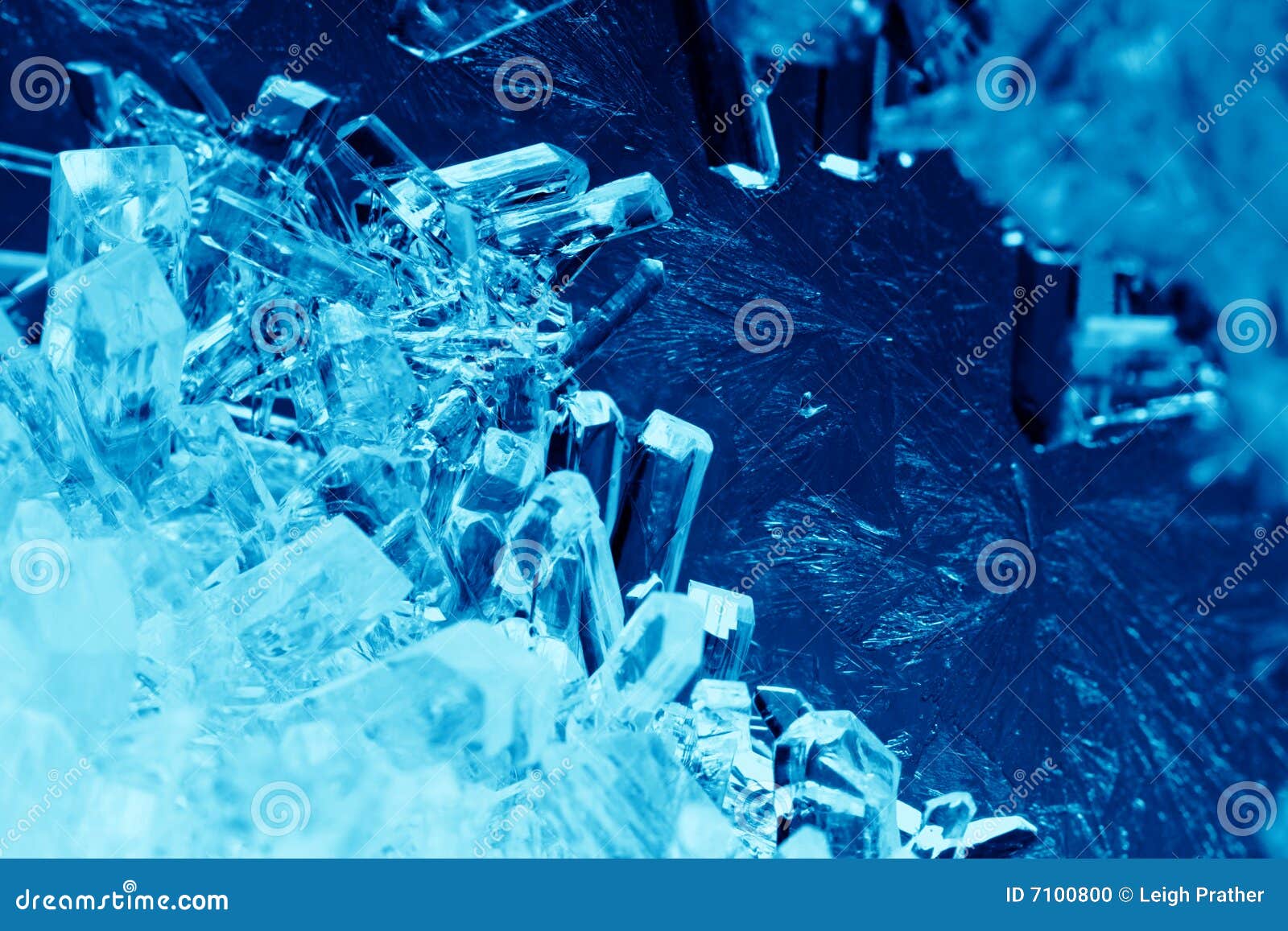 Blue crystals stock photo. Image of icicles, precious - 7100800
