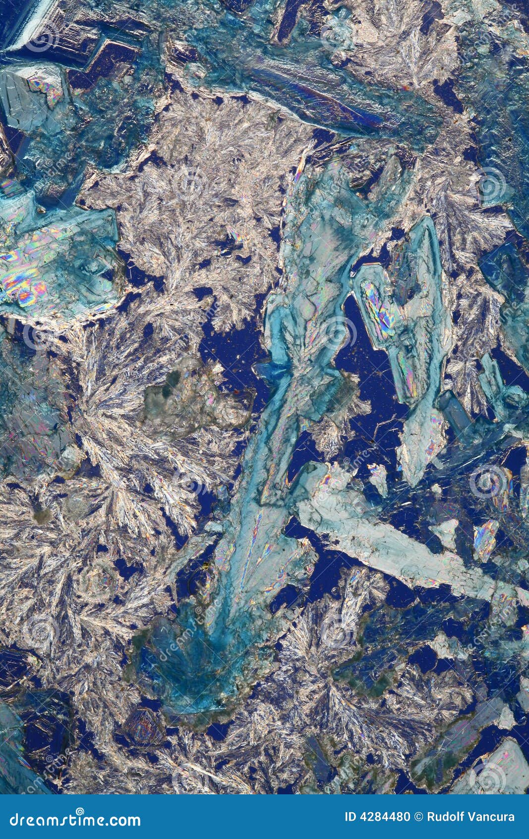 Blue crystals abstract stock photo. Image of abstract - 4284480