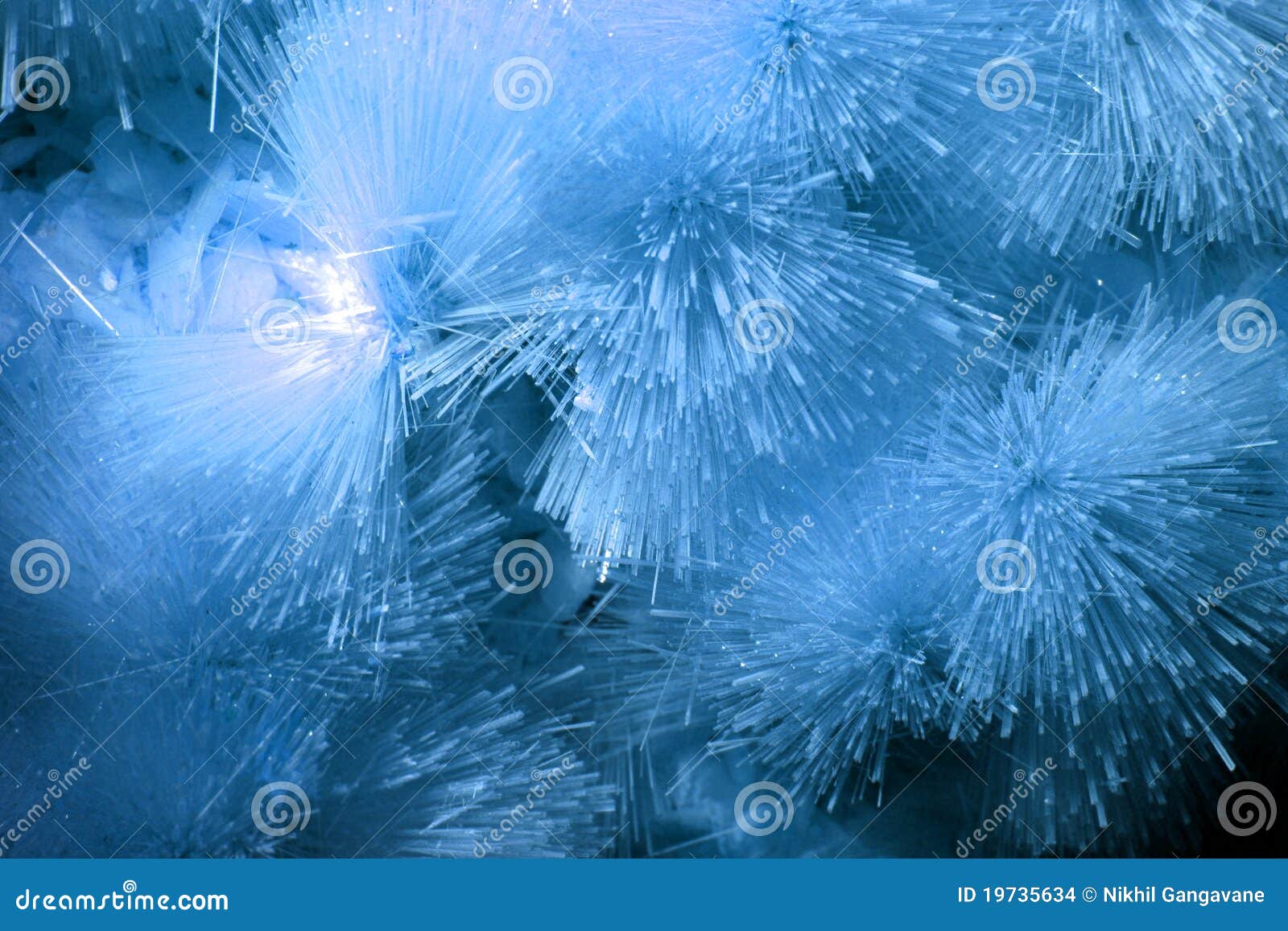 Blue Crystals Background stock photo. Image of crystallized - 19735634