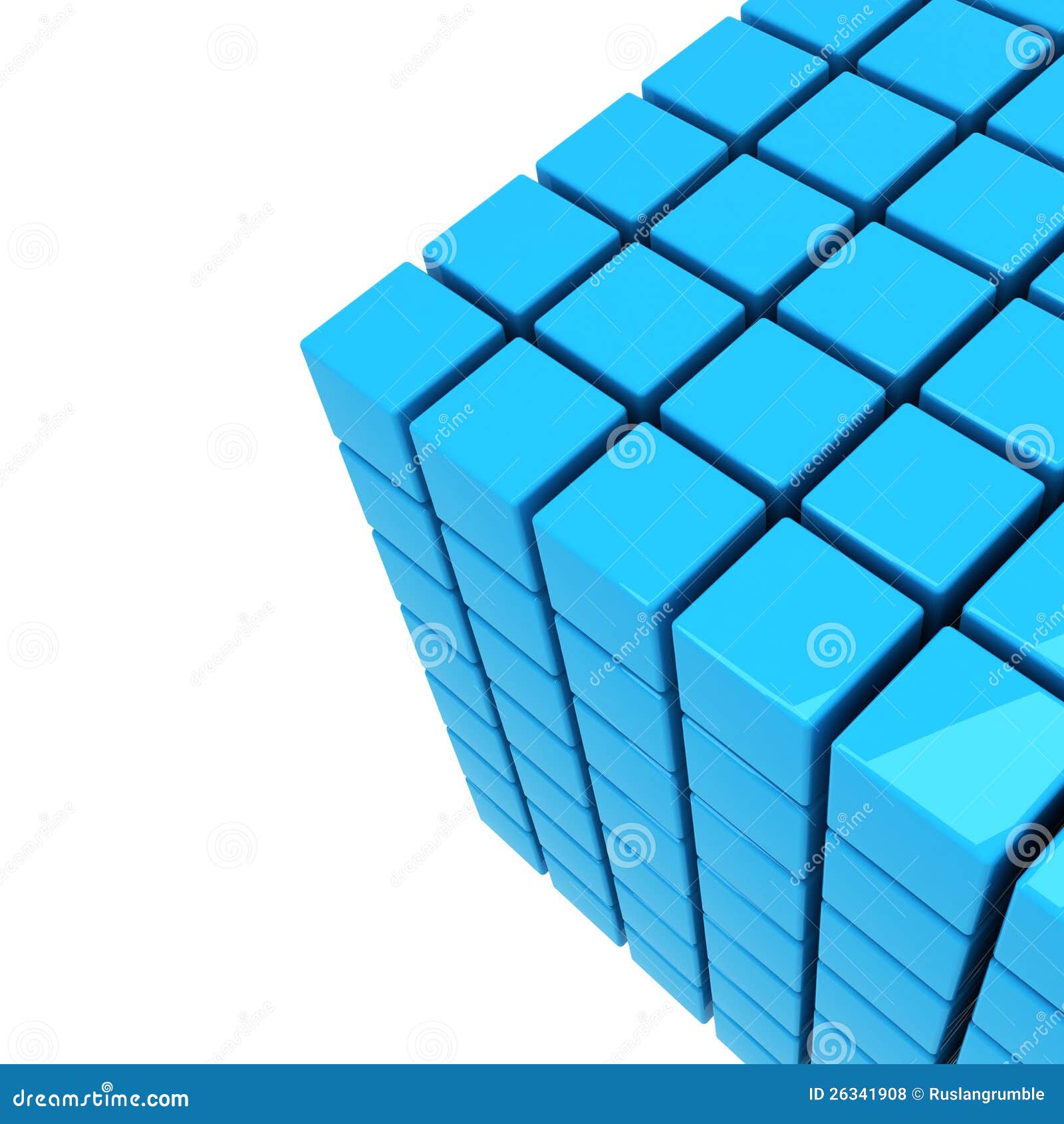 Blue cube background stock illustration. Illustration of elements ...