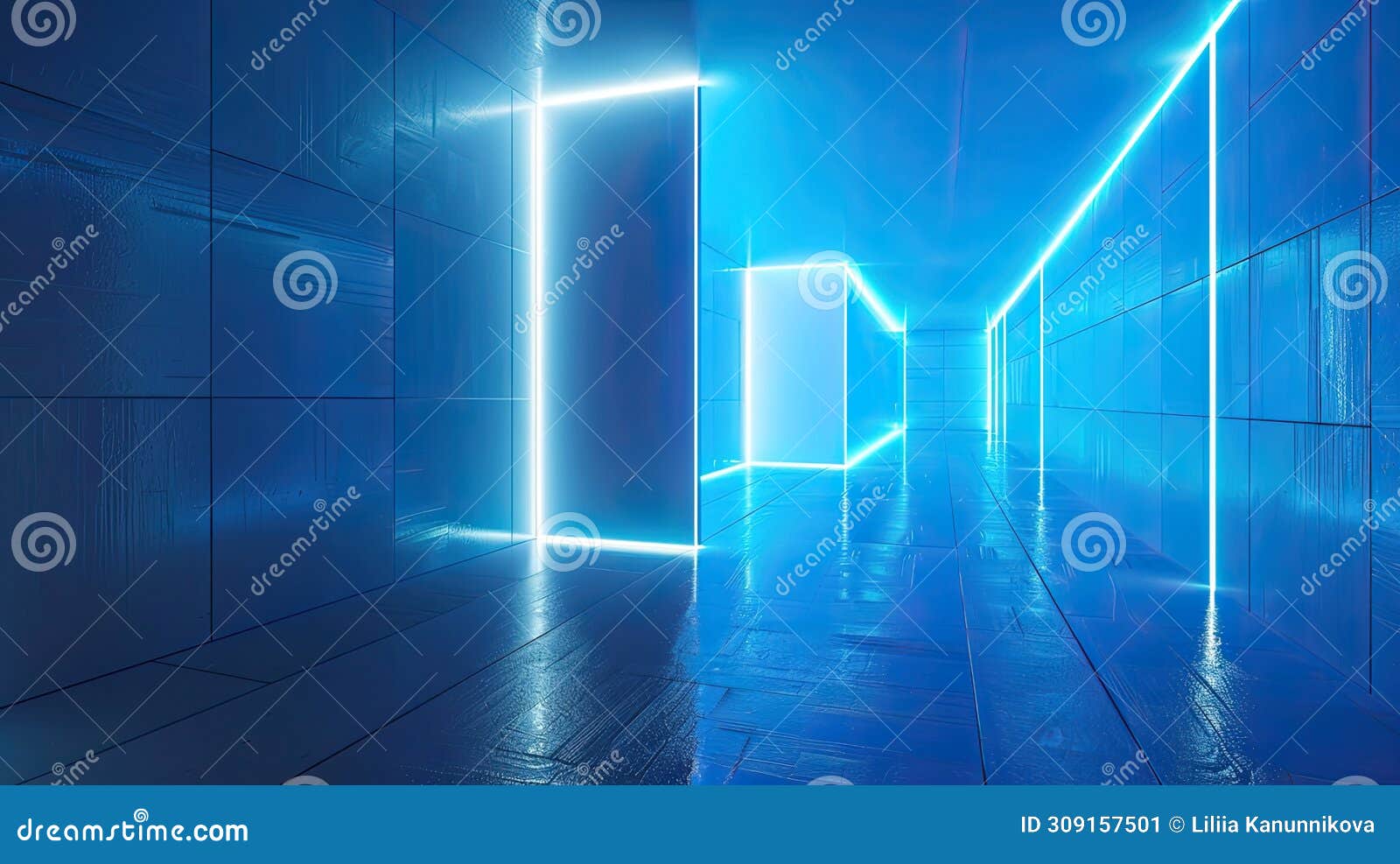 A Blue Cube Building Showcasing Modern Architecture, Emphasizing the ...