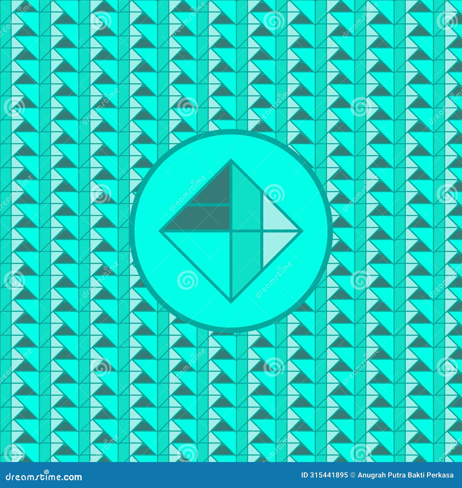 Diamond Blue Cube Pattern Background Stock Illustration - Illustration ...