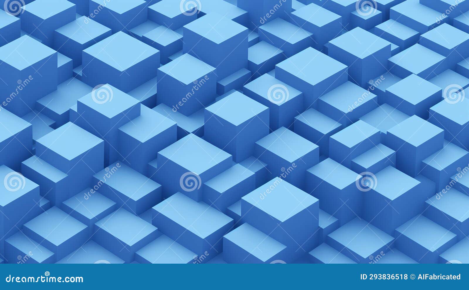 Blue Cubes Background stock illustration. Illustration of background ...