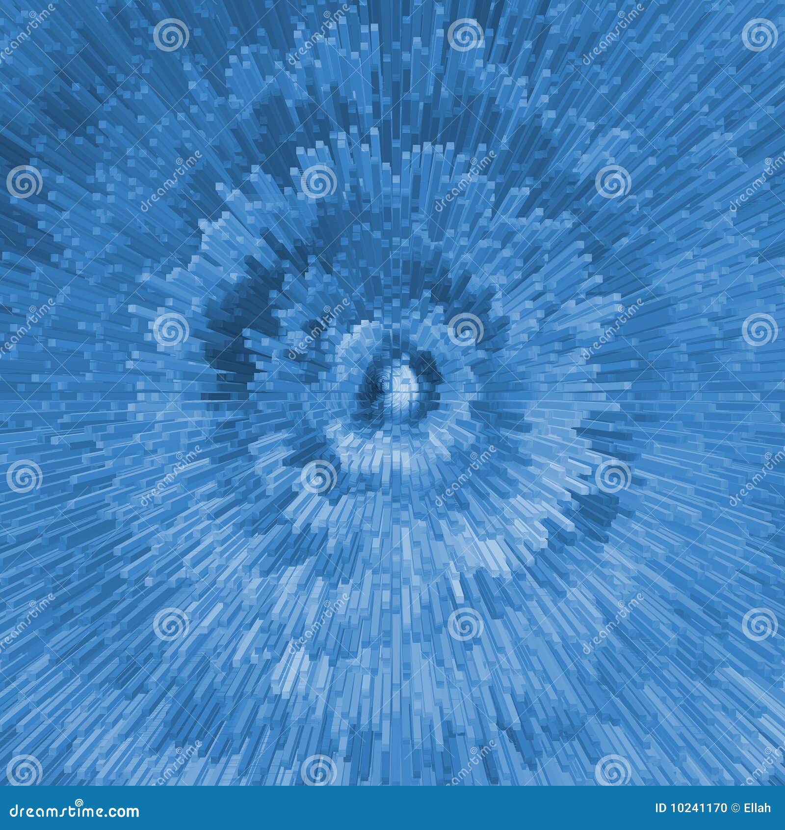 Blue cubic pattern stock illustration. Illustration of borders - 10241170