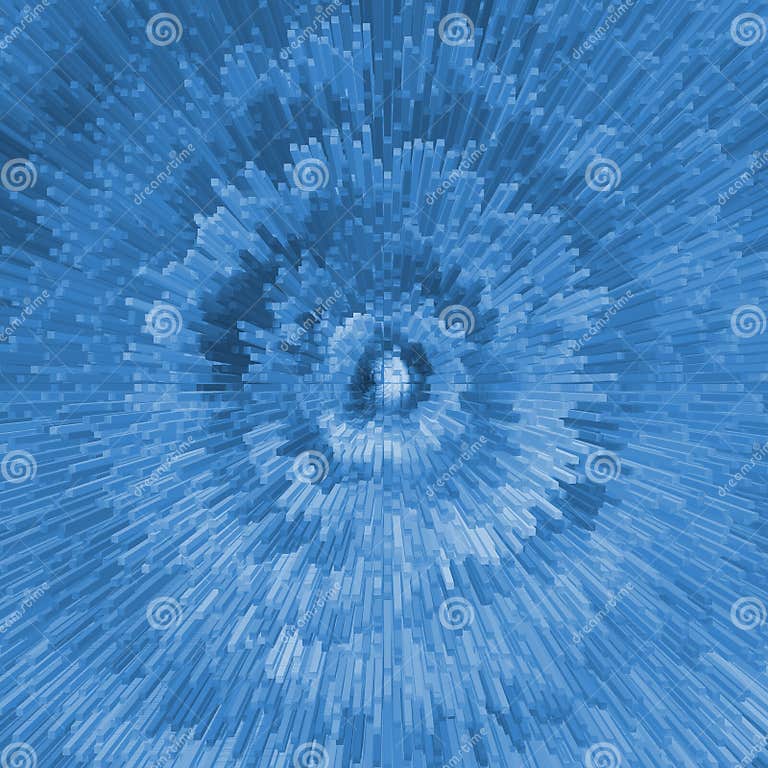 Blue cubic pattern stock illustration. Illustration of borders - 10241170