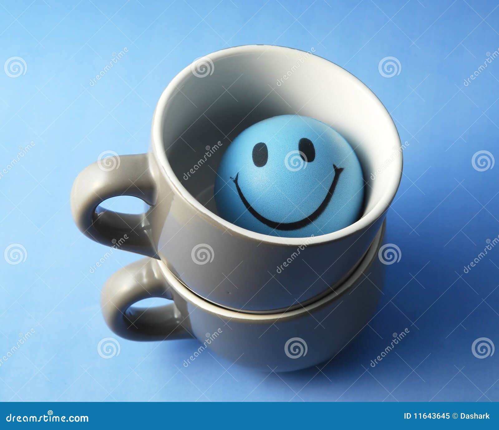 Blue cup stock image. Image of blue, happy, drink, teacup - 11643645
