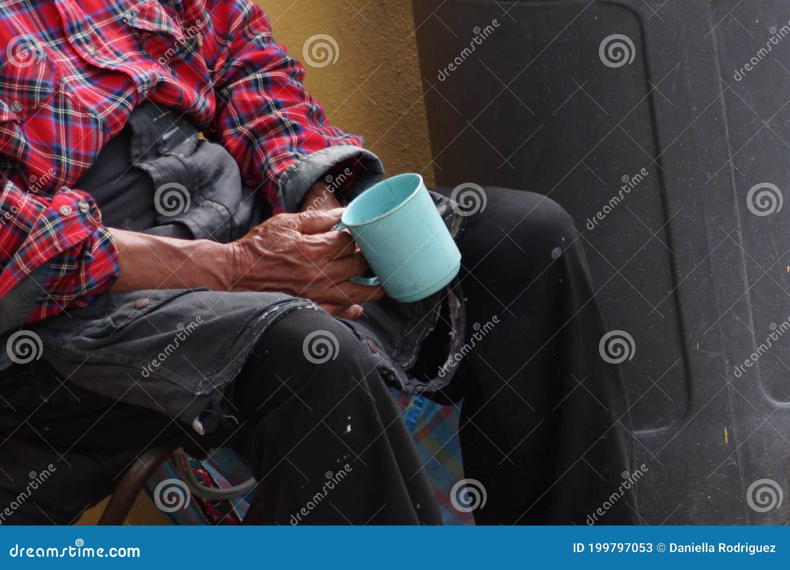 Help Needed Concept, Wooden Stick Figure Fallen On The Ground, Black ...