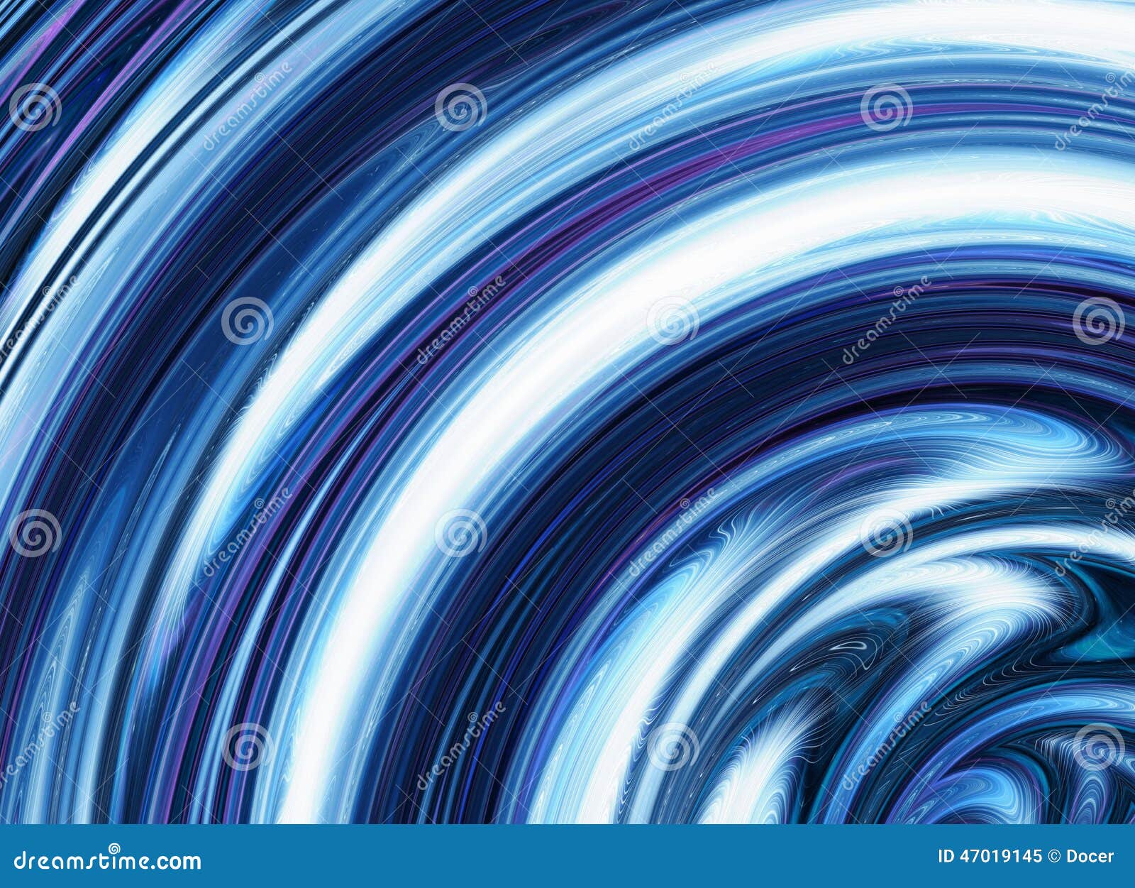 Waves Ripple In 3D, Shows Peaks And Troughs That Illustrate Resonance ...