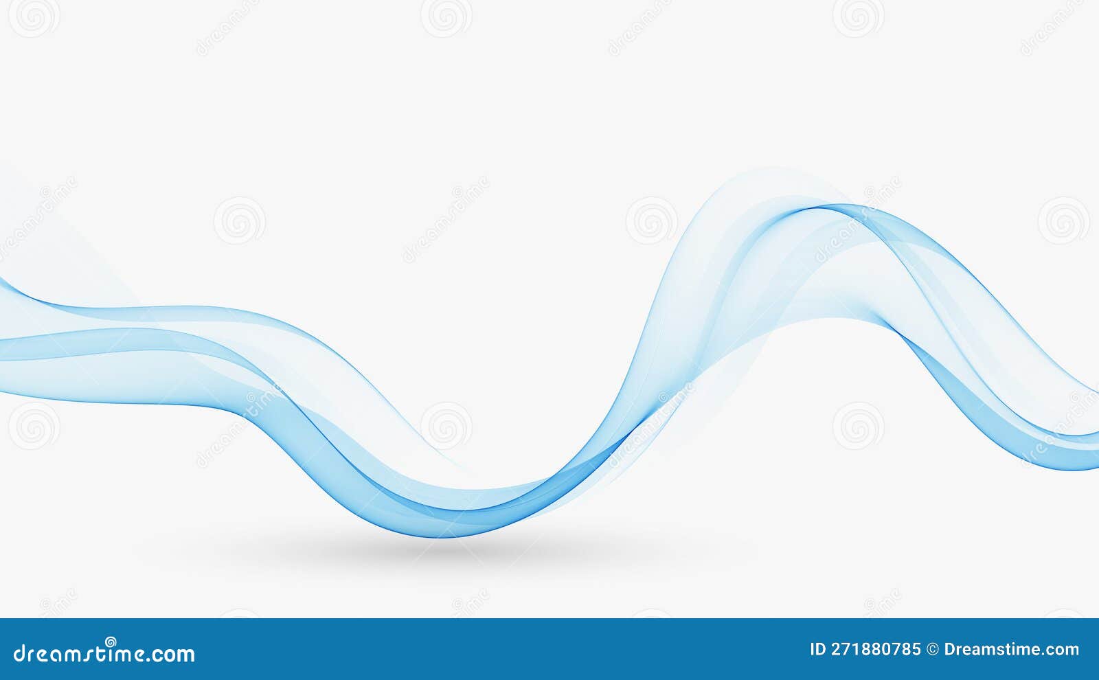 Blue Curly Transparent Flow of Wavy Lines,abstract Blue Wave Background ...