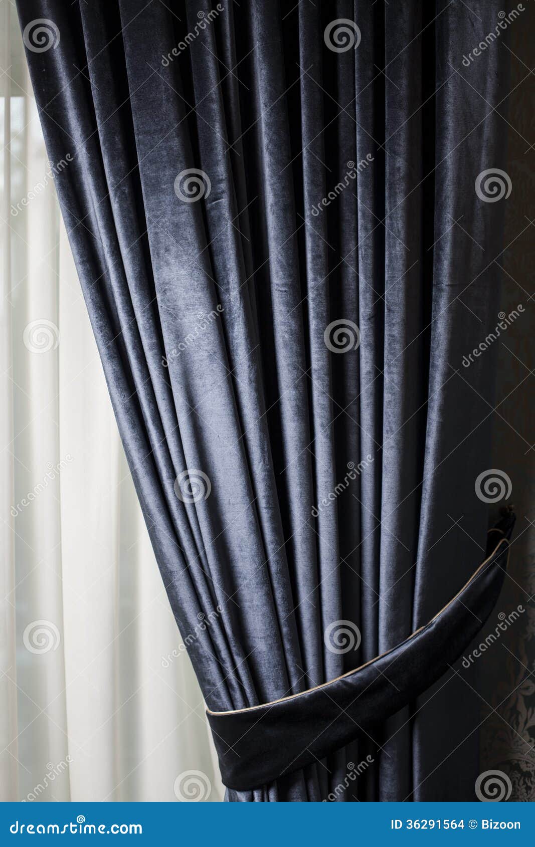Blue curtain stock photo. Image of curtain, curtains - 36291564