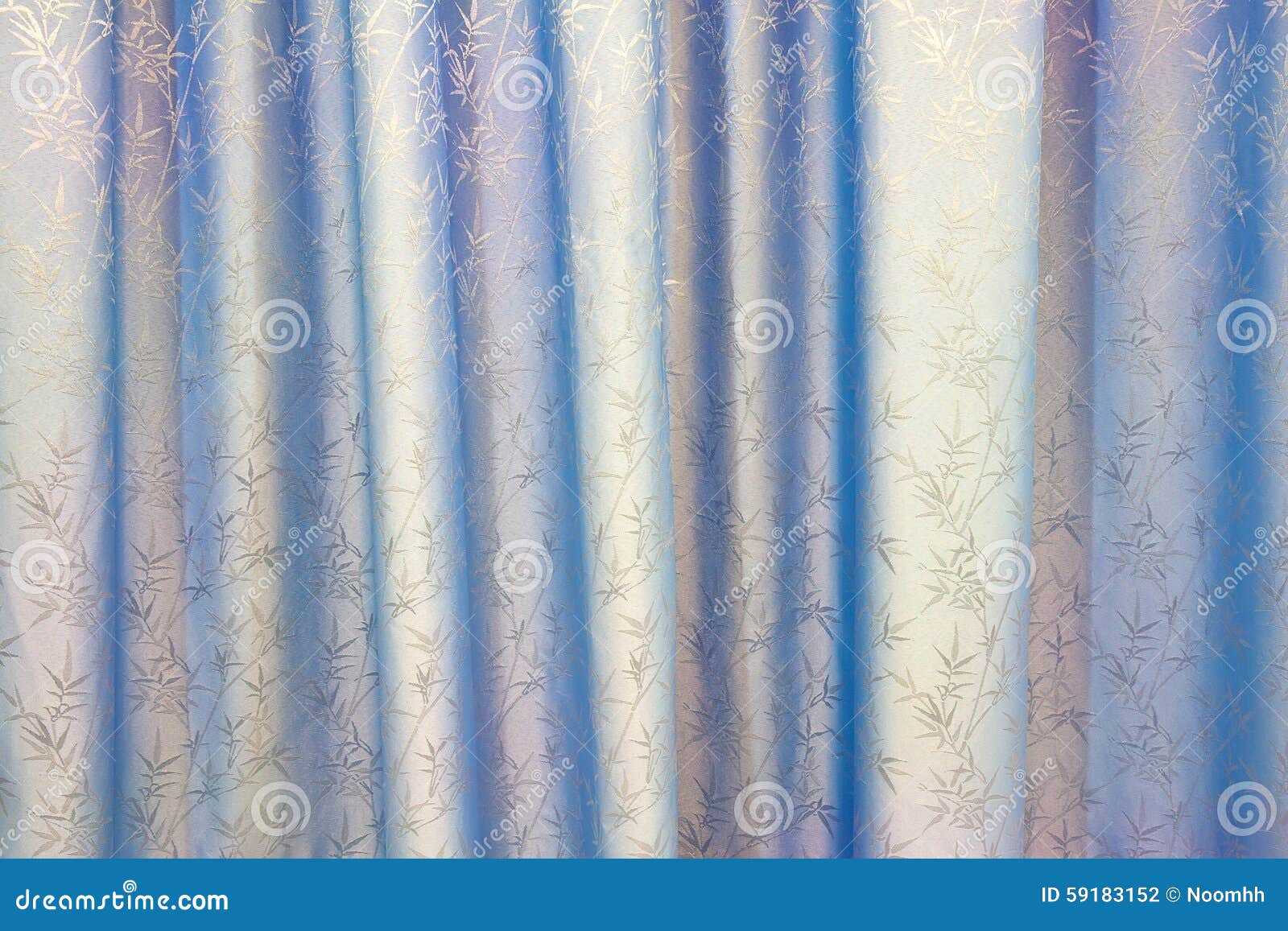 Blue curtain pattern stock photo. Image of textile, cyan - 59183152