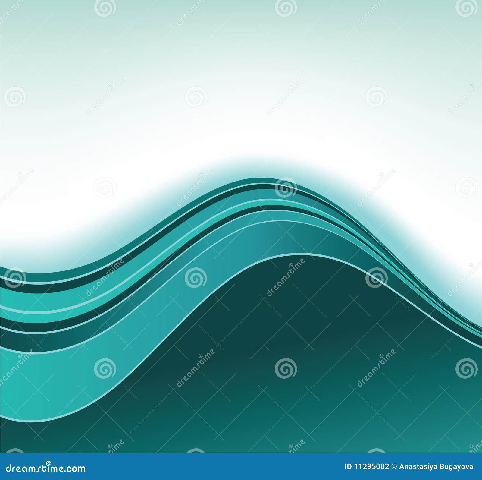 Blue curve background stock vector. Illustration of banner - 11295002