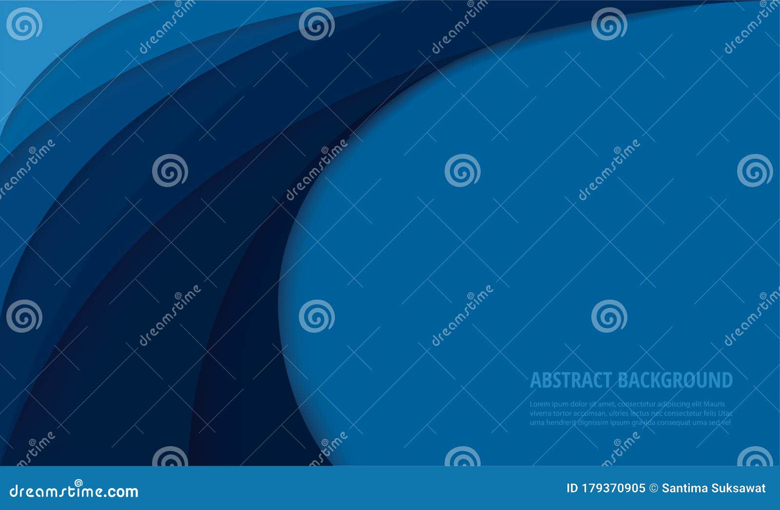 Blue Curve Background Vector Illustration EPS10 Stock Vector ...