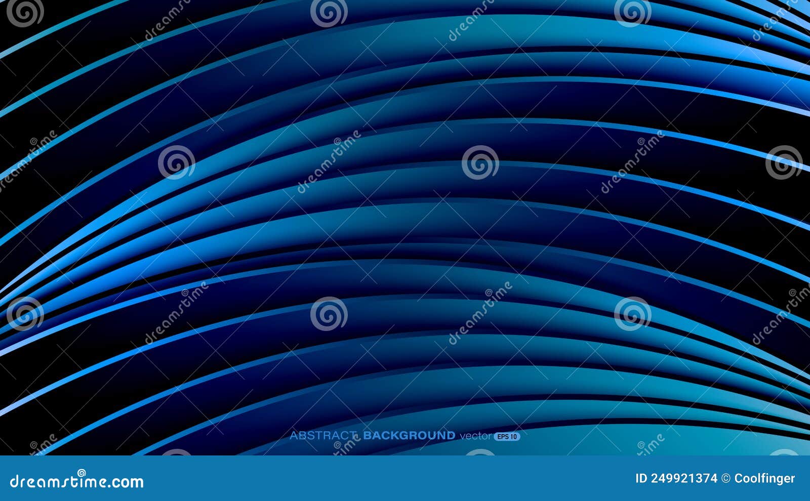 Blue Curve Structure Abstract Background Minimal Architectural ...