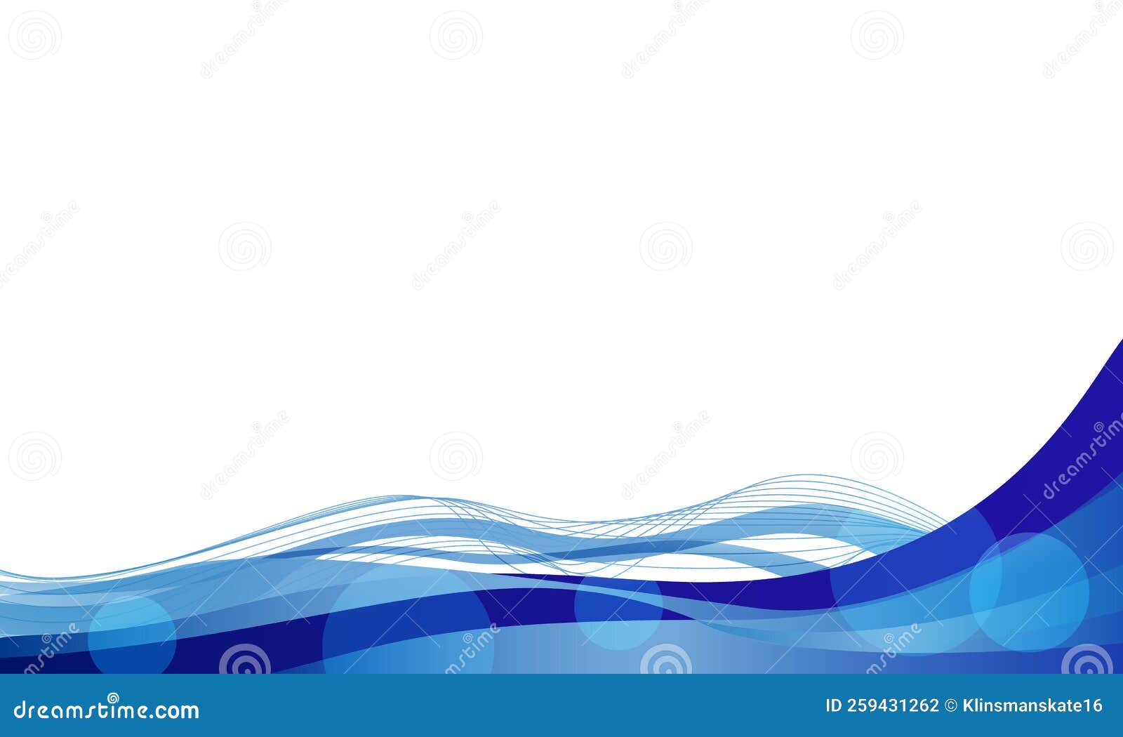 Blue Curve Wave Backdrop Background Clipart Stock Vector - Illustration ...