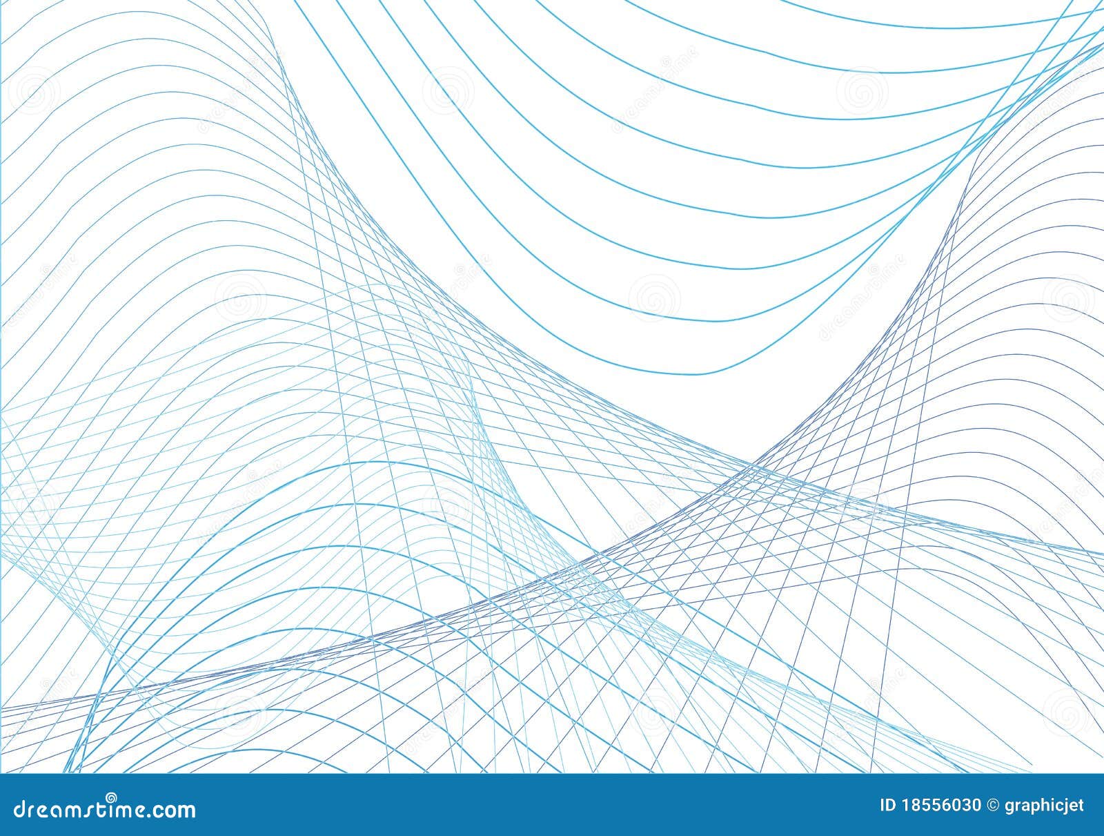 Blue Curves Stock Photography | CartoonDealer.com #1815734