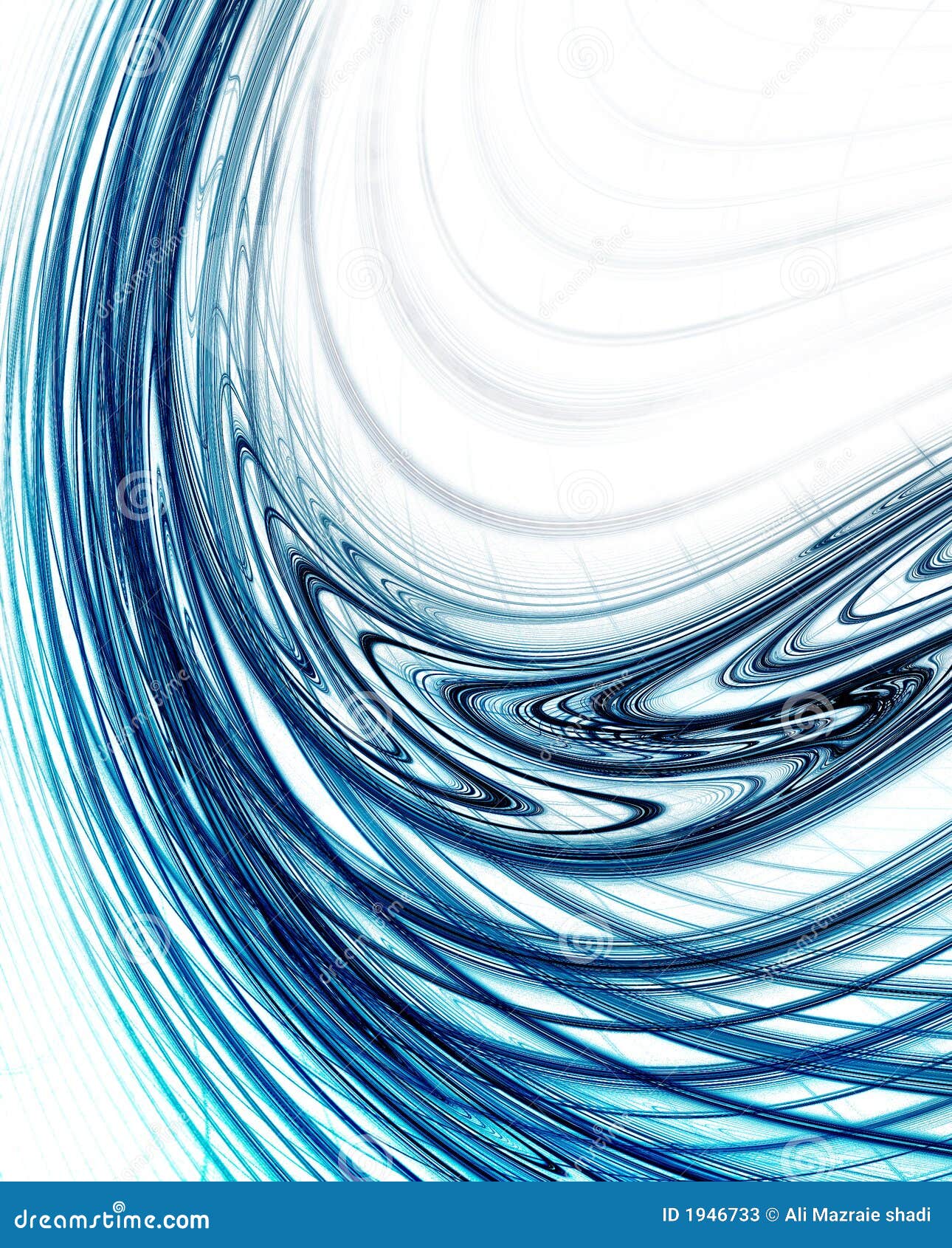 Blue curves stock illustration. Illustration of background - 1946733
