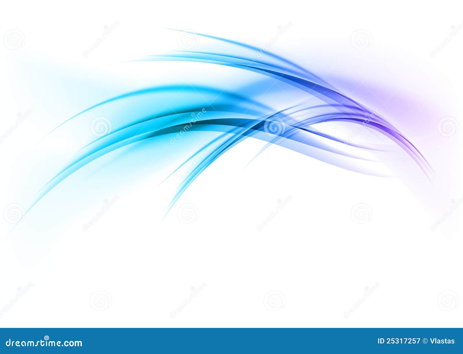 Blue curves stock vector. Illustration of fresh, light - 25317257
