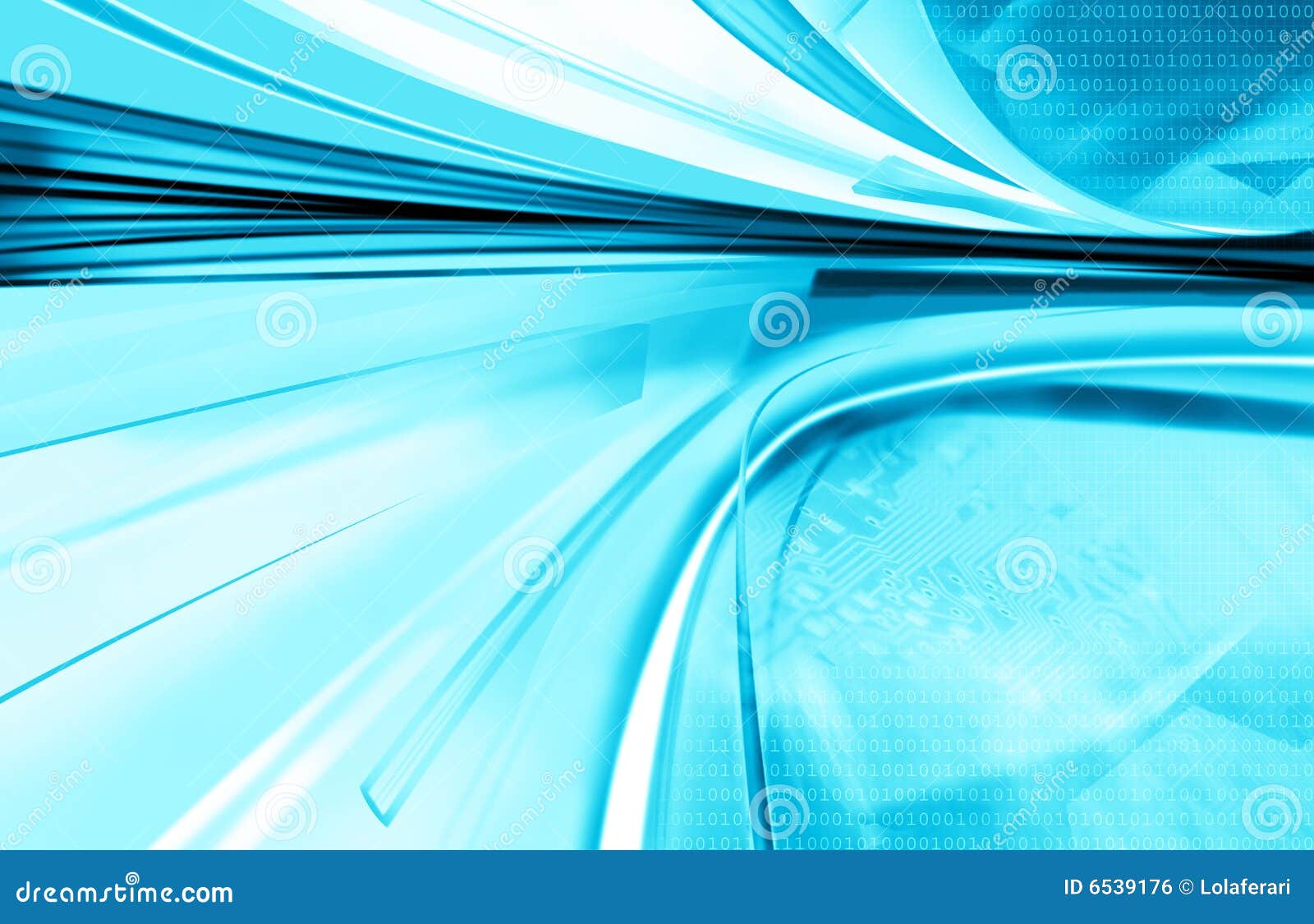 Blue Curvy Background stock illustration. Illustration of force - 6539176