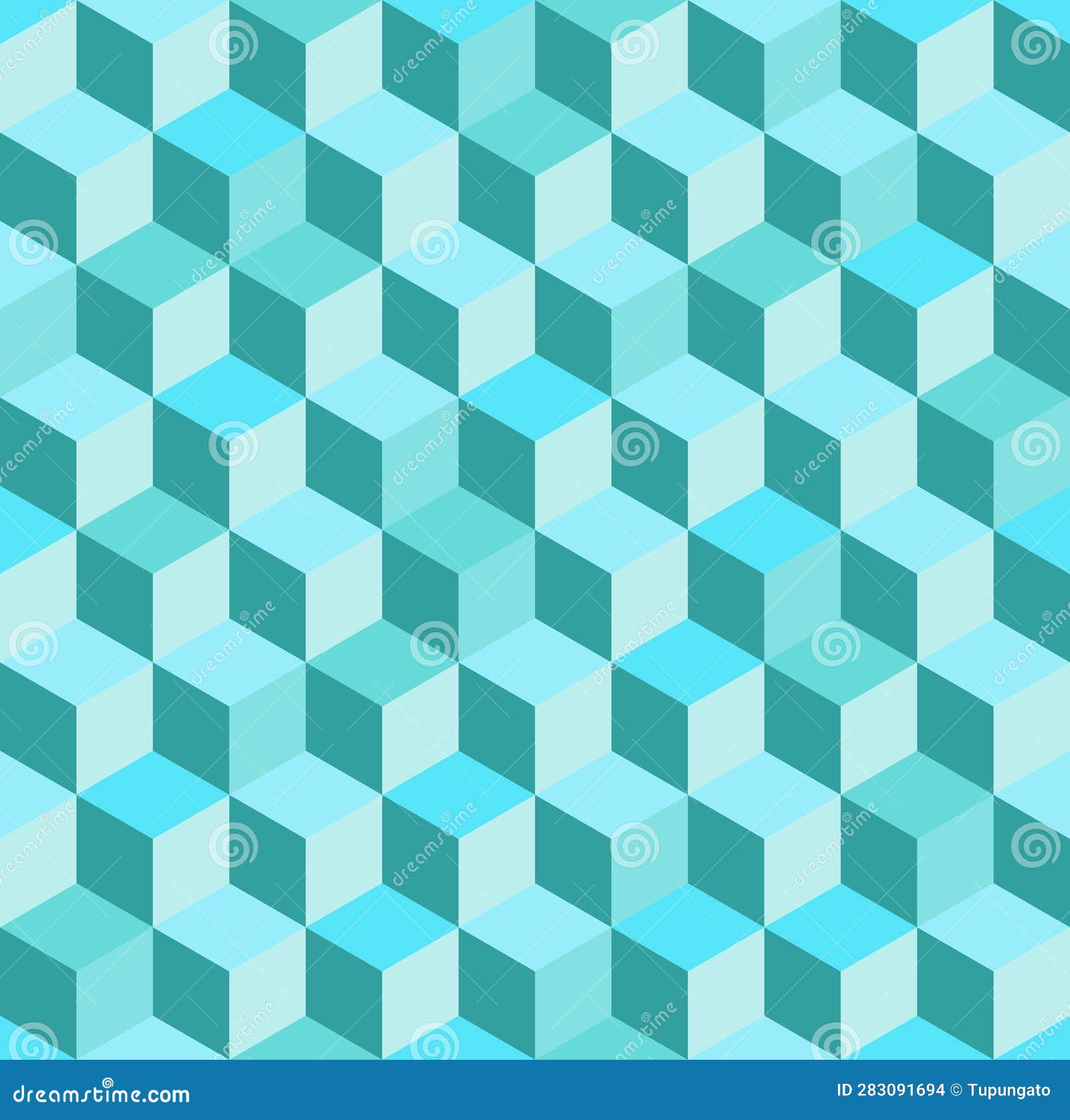 Cuboid Seamless Tiles Pattern - Modern Vector Texture | CartoonDealer ...