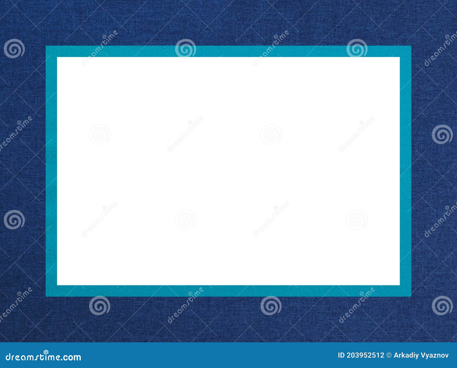 Blue-cyan Textured Decorative Rectangular Frame Stock Photo - Image of ...