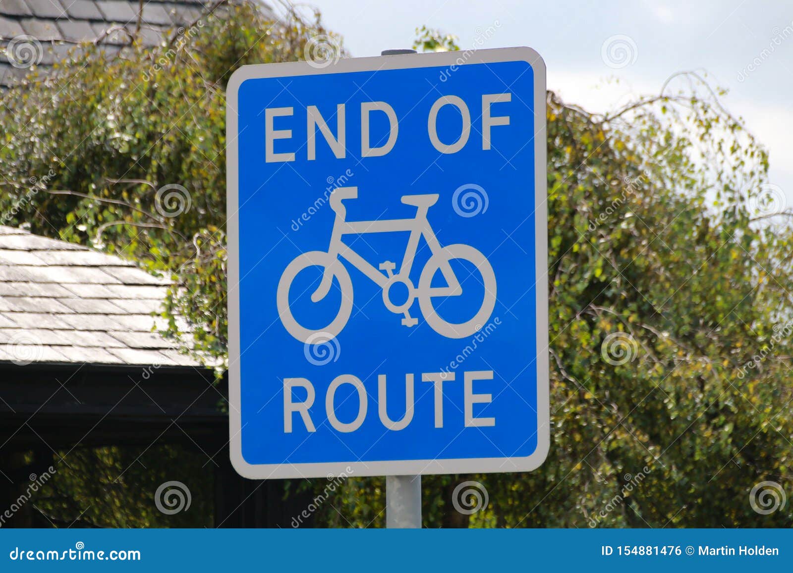 Blue cycle lane stock photo. Image of warning, assistance - 154881476